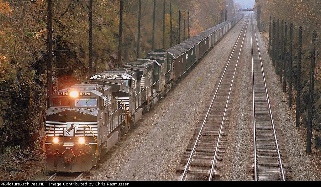 NS 9317 and 9798 lead loaded coal east